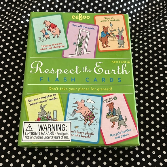 eeBoo | Games | New Respect The Earth Flash Cards | Poshmark
